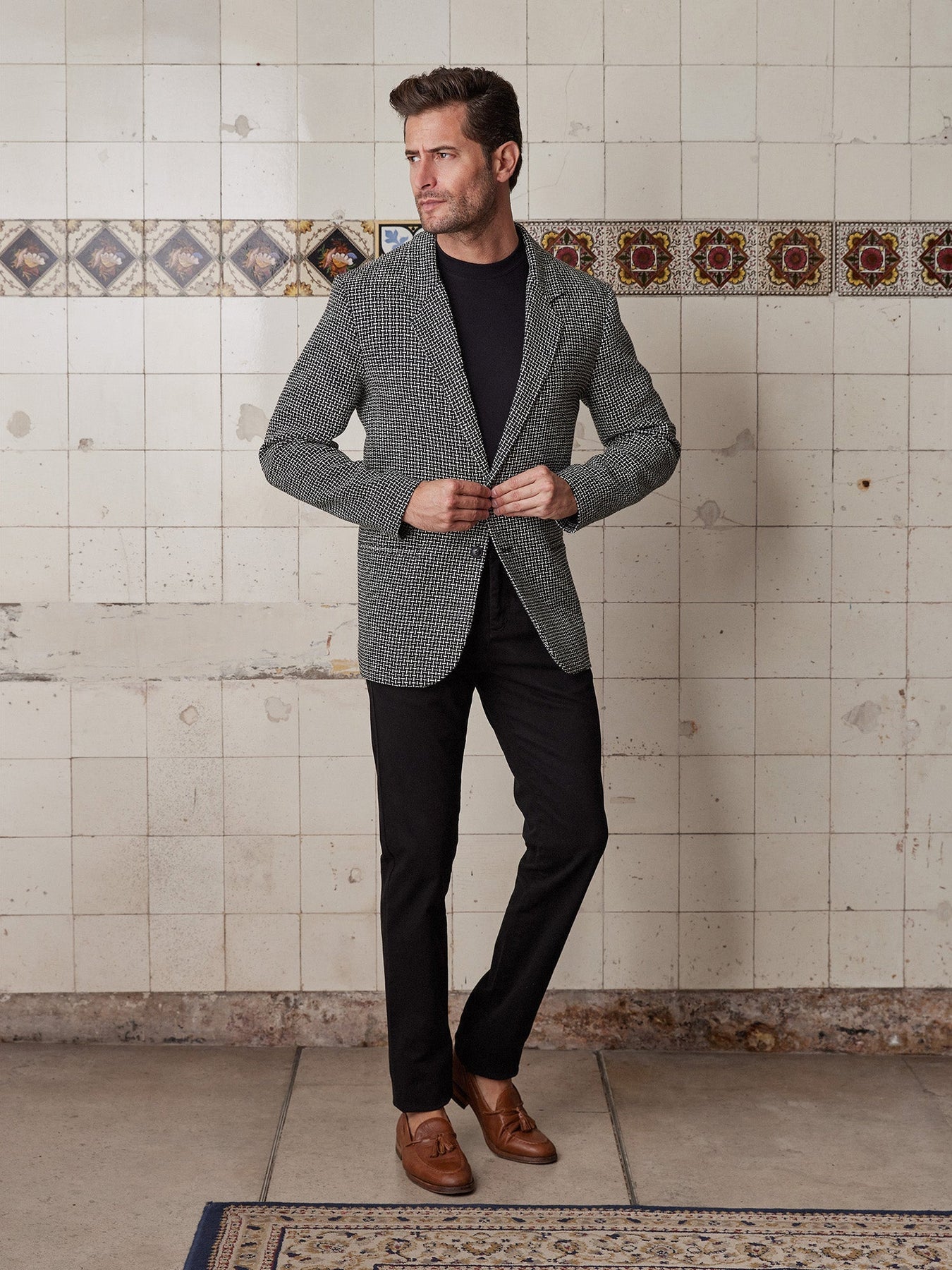 Black Marble Jacket– Joe Bananas